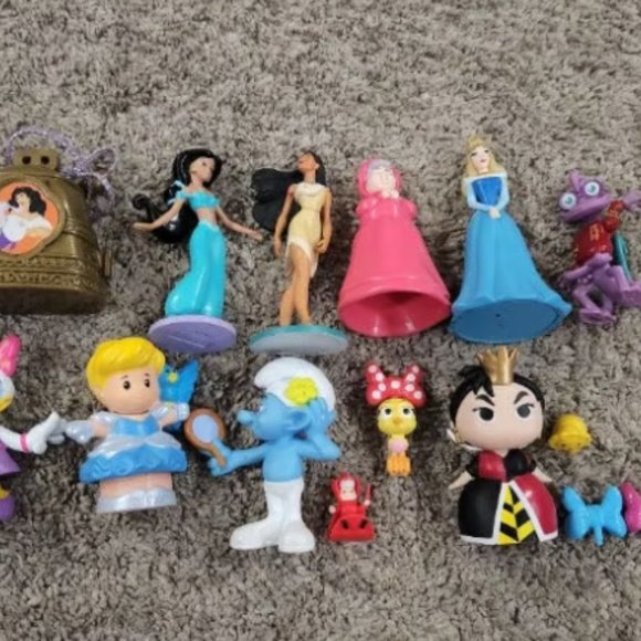 Toys | Disney Toy Figure Pvc Cake Topper Toy Lot | Poshmark